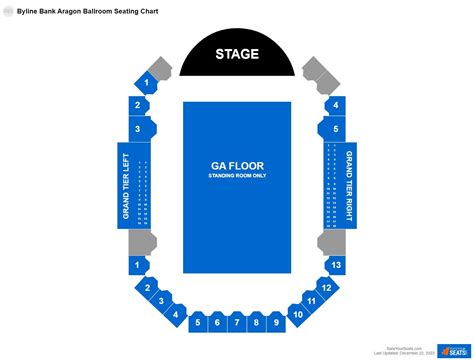 What Is the Best Aragon Ballroom Seating Chart for Your Event ...
