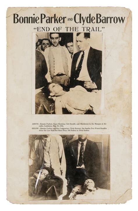 Bonnie And Clyde Autopsy Photographs - Imaginative Minds