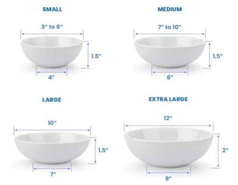 Navigating Soup Choices: A Bowl Size Chart as Your Gastronomic GPS ...
