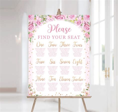Simplify Your Bridal Shower Planning with a Clear Seating Chart ...