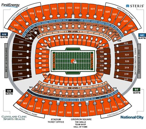 Browns Seating Chart vs. Interactive Map: Which Enhances Game Day ...