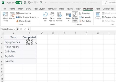 Insert Multiple Checkboxes In Excel - Imaginative Minds