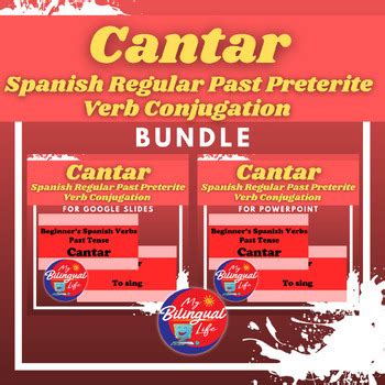 Cantar Conjugation Chart: A Clear Guide to Verb Forms in Spanish ...