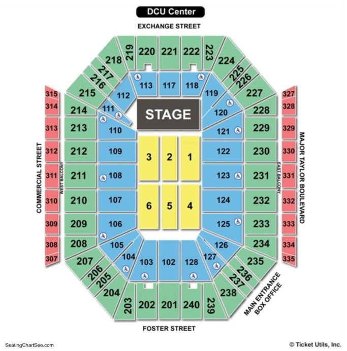 DCU Center Worcester Seating Chart: Your Ultimate Guide for Fans ...