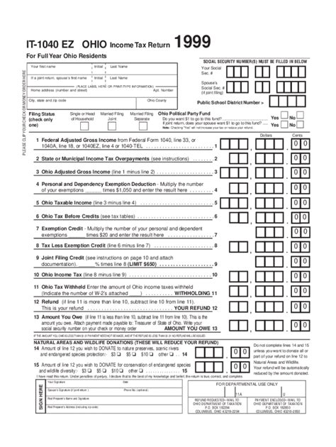 Ohio Income Tax Estimator - Tech Playground