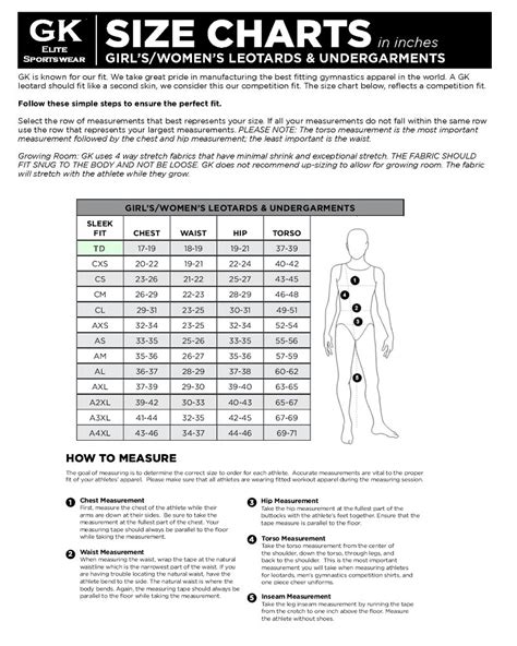 Master the GK Size Chart: Your Ultimate Guide to Accurate Measurements - Imaginative Minds
