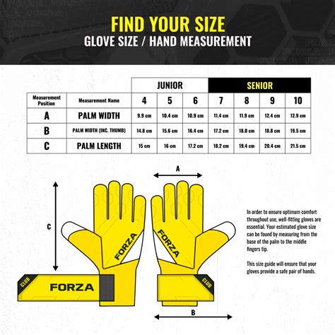 10 Expert Tips for the Ultimate Goalkeeper Gloves Size Chart ...
