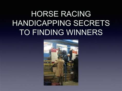 Horse Racing Handicapping Formula - Imaginative Minds