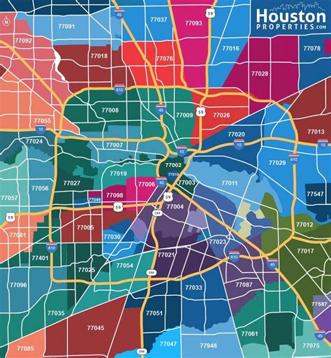 Houston Zip Code List - Imaginative Minds