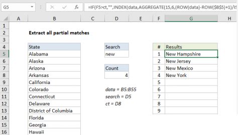 Partial Matching In Excel - Imaginative Minds