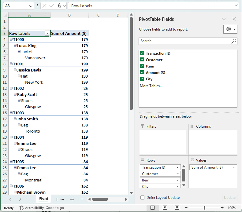 How To Bring Back Pivot Table Menu - Imaginative Minds