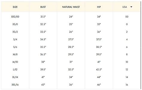 Find Your Perfect Fit with the Ultimate Kate Spade Size Chart ...