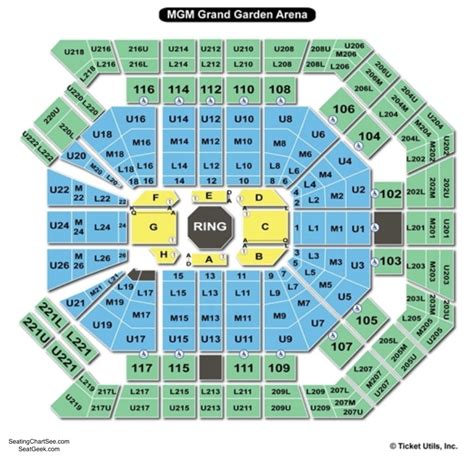 Unlocking Comfort: MGM Grand Arena Seating Chart Explored - Imaginative ...