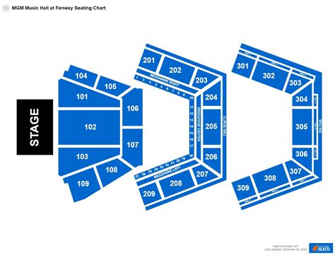 MGM Music Hall Seating Chart: The Definitive Guide to Perfect Venue ...