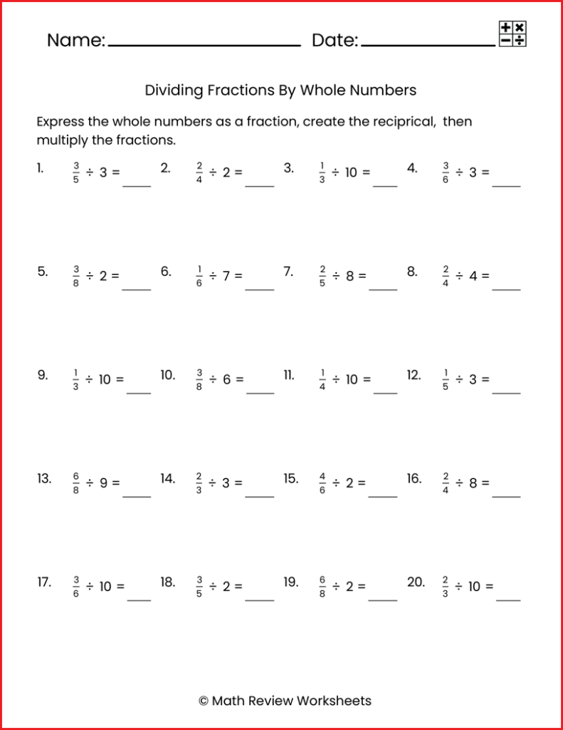 Multiplying Fractions With 3 Fractions - Imaginative Minds