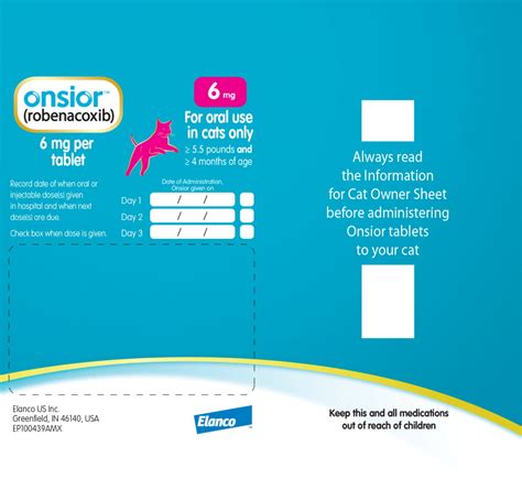 Onsior Dosing Chart: Simplified Guide to Accurate Pet Medication Dosing ...