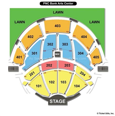 Explore the PNC Bank Arts Center Seating Chart for Your Perfect Event ...