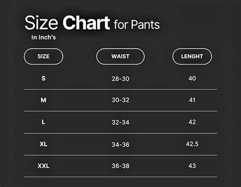 Size Chart Pants: How Accurate Are Your Measurements? - Imaginative Minds