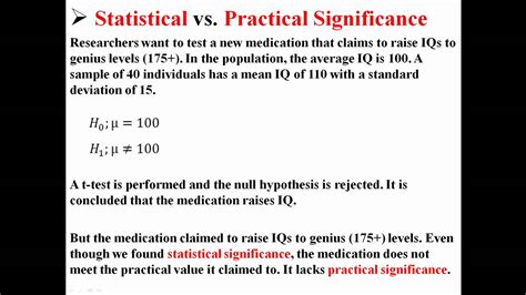 Difference Between Statistical Significance And Practical Significance ...