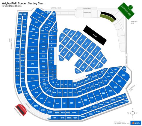 Wrigley Field Concert Seating Chart: Full Guide to Best Views and ...
