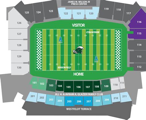 Yulman Stadium Seating Chart Versus Alternative Venue Seating Plans ...